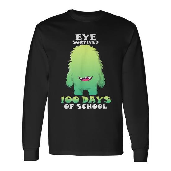 100th Day Of School Shirt Monster 100 Days Of School T Rex Monster