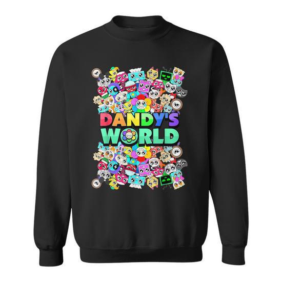 Kids Hoodie Dandy's Toons Kids World Characters _ Today I Feel Panels T ...