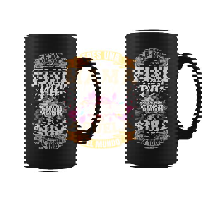 Eres La Mejor Mamá Y Una Super Abuela Mejor Mamá Super Abuela Cuello Taza de café - Regaloses