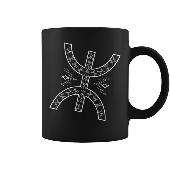 Drapeau Floral Amazigh Symbole Fier Berbère Kabyle Tamazight Tasse ...
