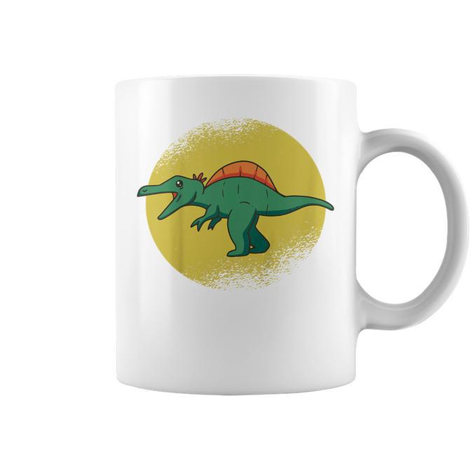 Dinosaurio Mandala Dino Para Colorear Para Niños Taza de café - Regaloses