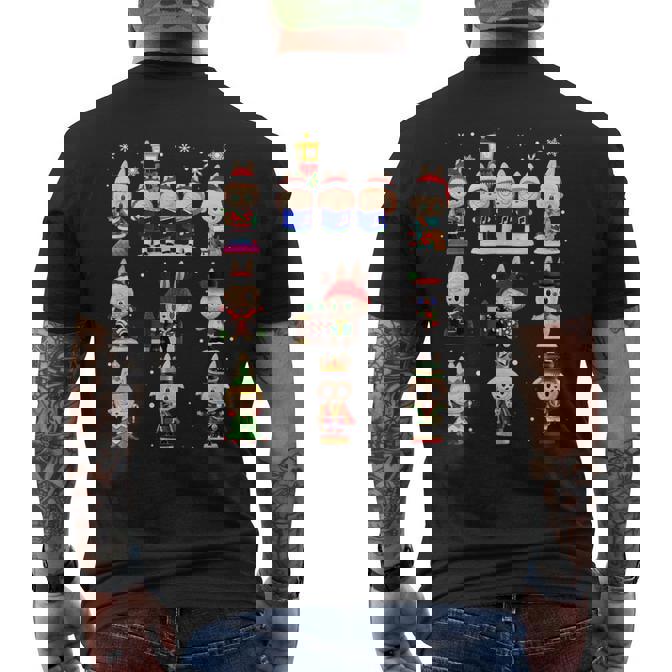 Labubu Cute Labubu The Monsters Pink Meme Men's T-shirt Back Print ...