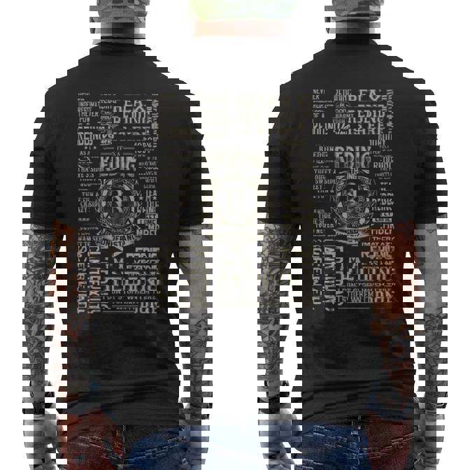 Saca El Perico Red Men's T-shirt Back Print | Mazezy