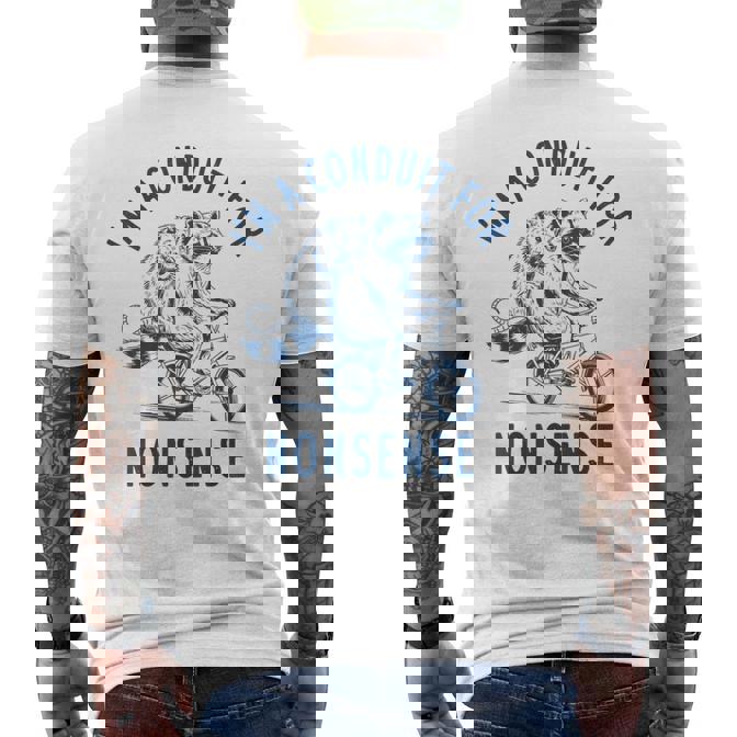 I Am A Conduit For Nonsense Frog Men's T-shirt Back Print | Mazezy