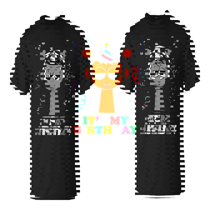 Sprunki Birthday It's My Birthday Sprunki Party Bday Theme T-Shirt | Mazezy
