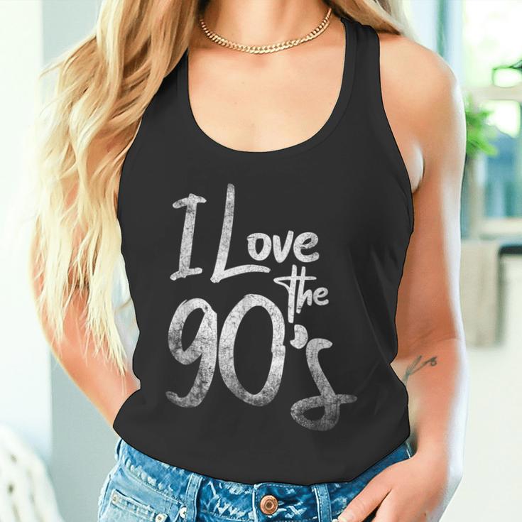 1990's 90s I Heart Nineties I Love The 90's Old School Tank Top ...