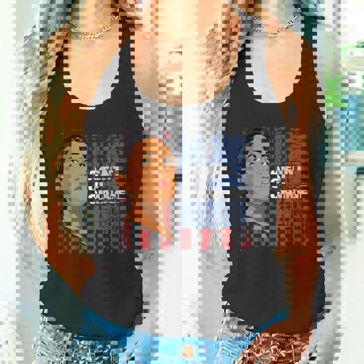 Alexandria Ocasio-Cortez AOC Agent Of Change Feminist 2022 Tank Top ...