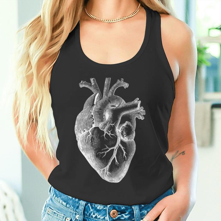 Anatomical Human Heart Medical Doctor Gift Heart Anatomy Tank Top Tank ...