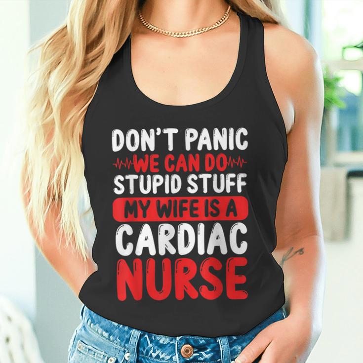 Cardiac Nurse Wife Husband Heart Vascular Cardiology Tank Top - Monsterry