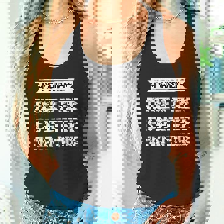 Catholic Church Fish Fry Tank Top - Monsterry AU