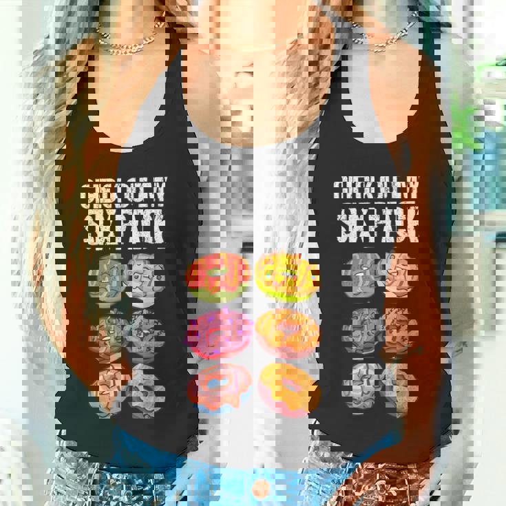 Check Out My Six Pack Donut Gym Tank Top - Monsterry