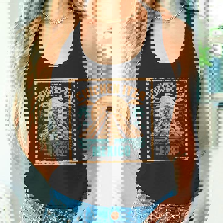 Chichen Itza Maya Civilization Mayan Pyramid Mexico Tank Top - Monsterry