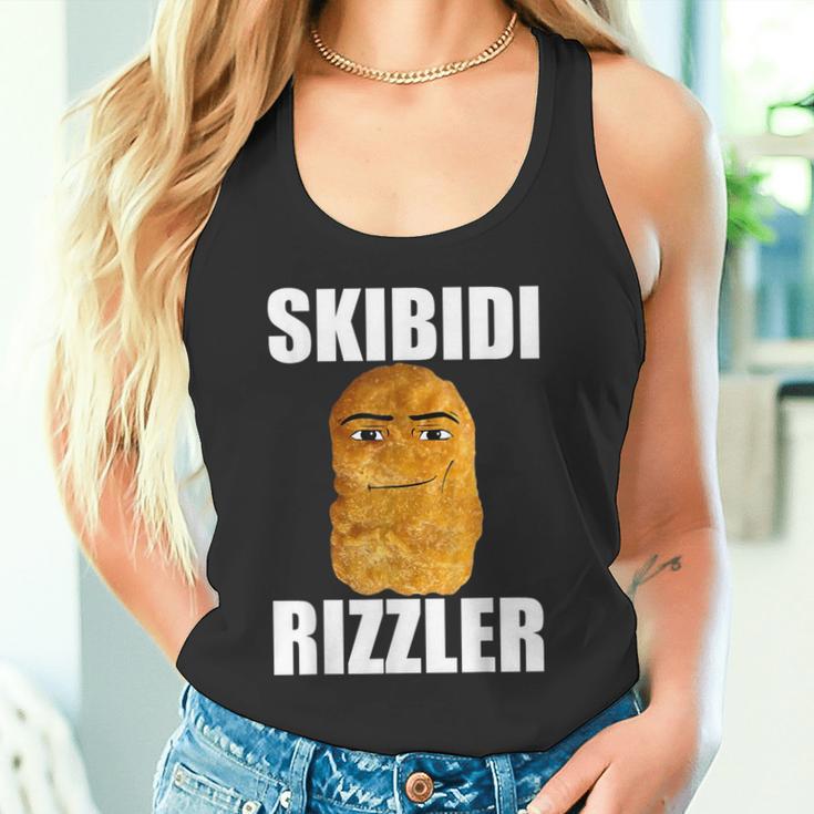 Chicken Nugget Skibidi Toilet Rizzler Internet Meme Tank Top - Monsterry