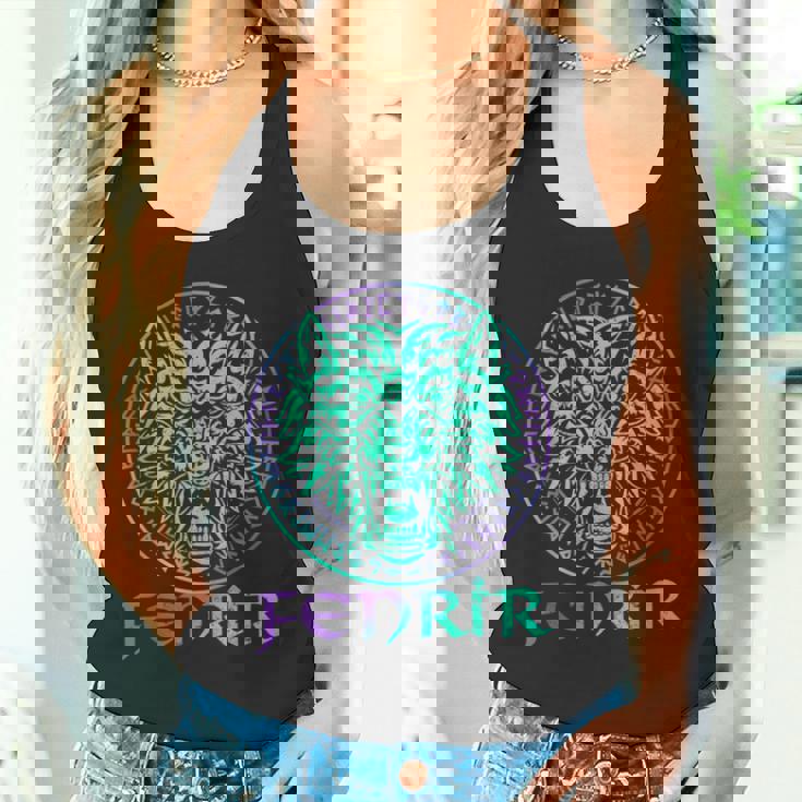 Fenrir Wolf Vargr Viking Norse Mythology Warg Myth Animal Tank Top Tank ...