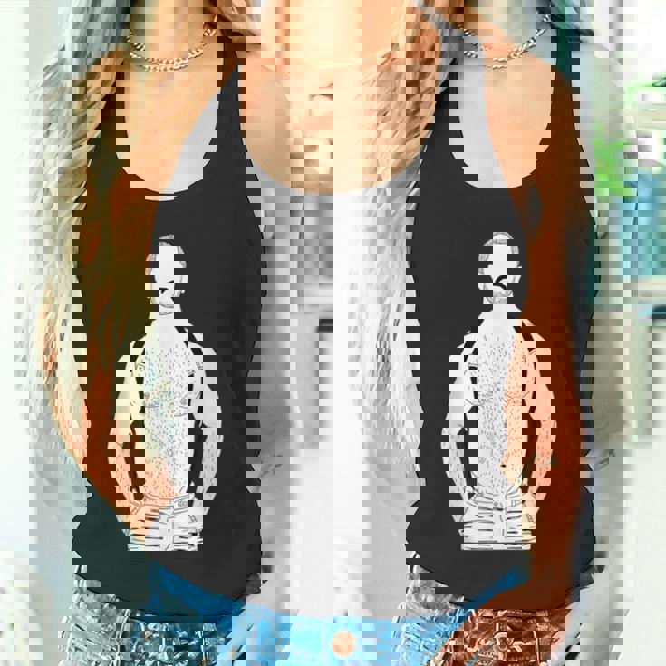 Gay Leather Gay Daddy Man Bear Kink Fetish BDSM Gay Mustache Tank Top Tank Top - Monsterry