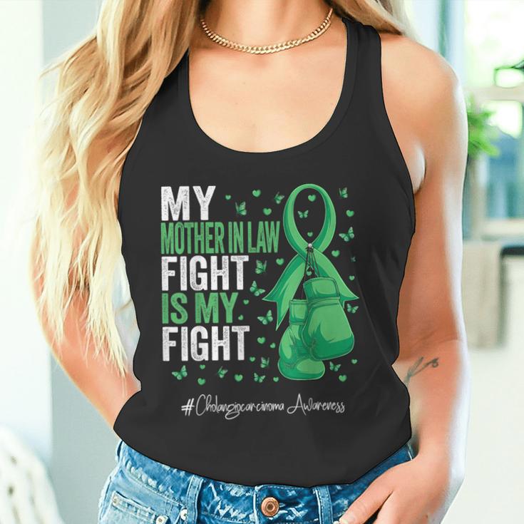 Green Ribbon Mother In Law Cholangiocarcinoma Awareness Tank Top ...