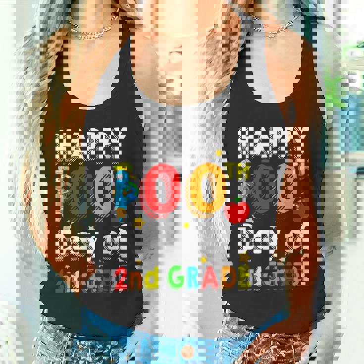 Happy 100 Days Of 2nd Grade 100th Day Of School Second Grade Tank Top ...