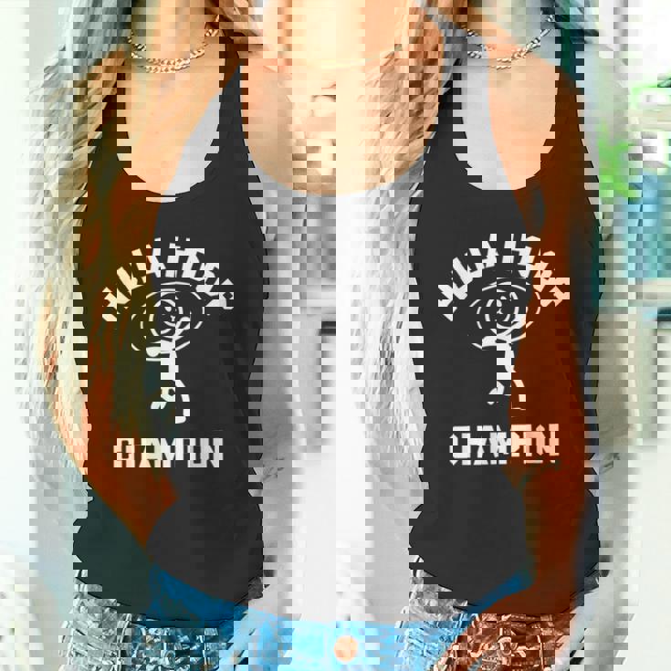 Hula Hoop Champion Exercise Workout Hula Hooping Tank Top - Monsterry