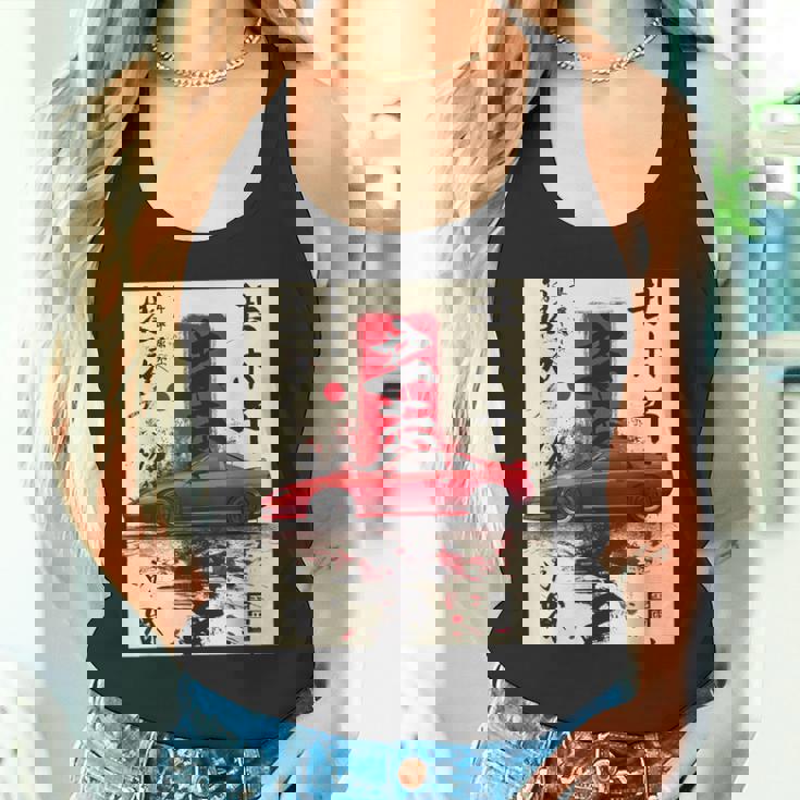 JDM Drift Car Scene 300ZX Tuning Import Tank Top - Monsterry