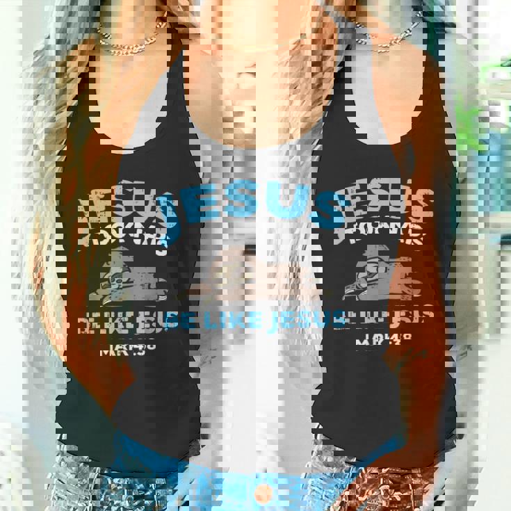 Jesus Took Naps Sloth Bible Verse God Christian Tank Top - Monsterry