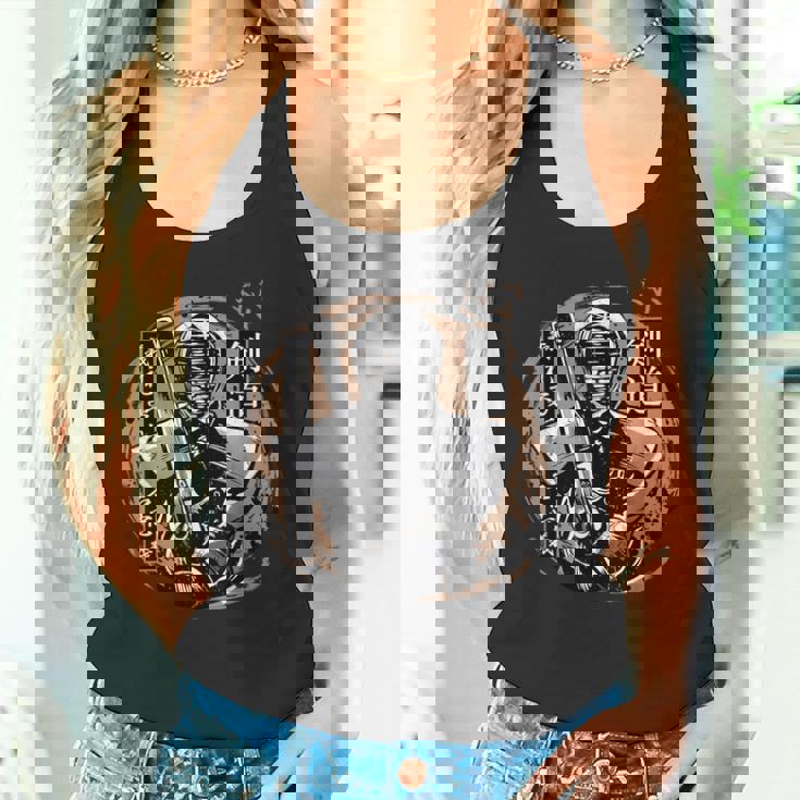 Kendo Armor Bogu Shinai Japanese Samurai Martial Arts Tank Top - Monsterry