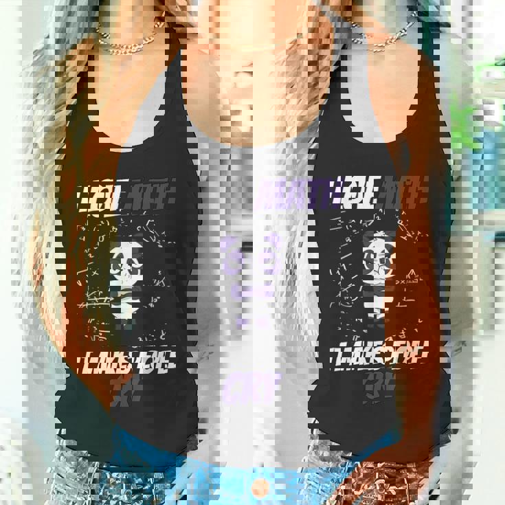 I Love Math It Makes People Cry Math-Teacher Math-Genius Tank Top ...