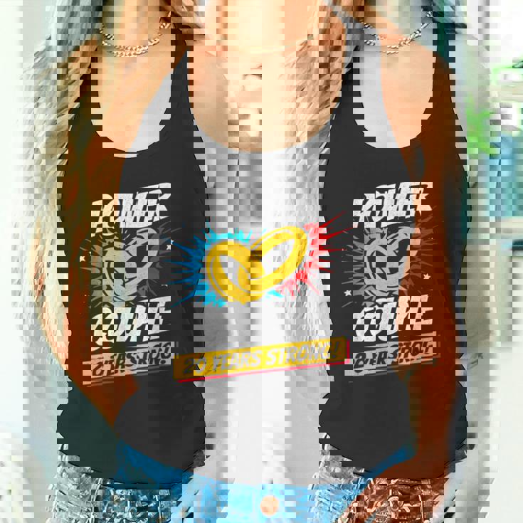 Married 20 Years Power Couple 20th Wedding Anniversary Tank Top ...