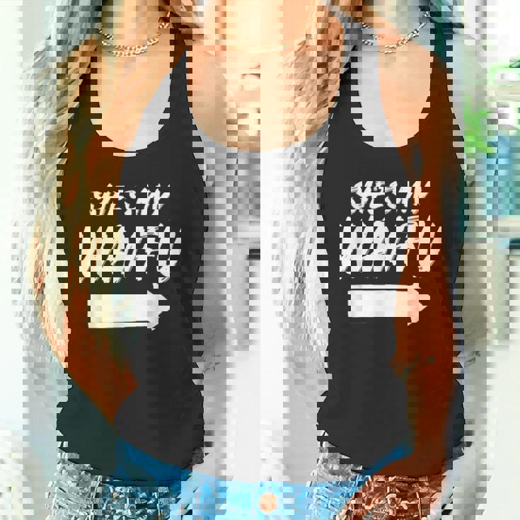 Matching Couples Anime Boyfriend She's My Waifu Shirt Tank Top - Monsterry