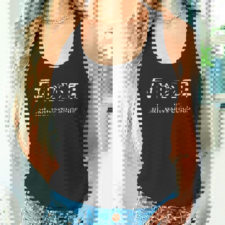 Mathematician Joke Math Saying I Ate Some Pie Math Student Tank Top ...