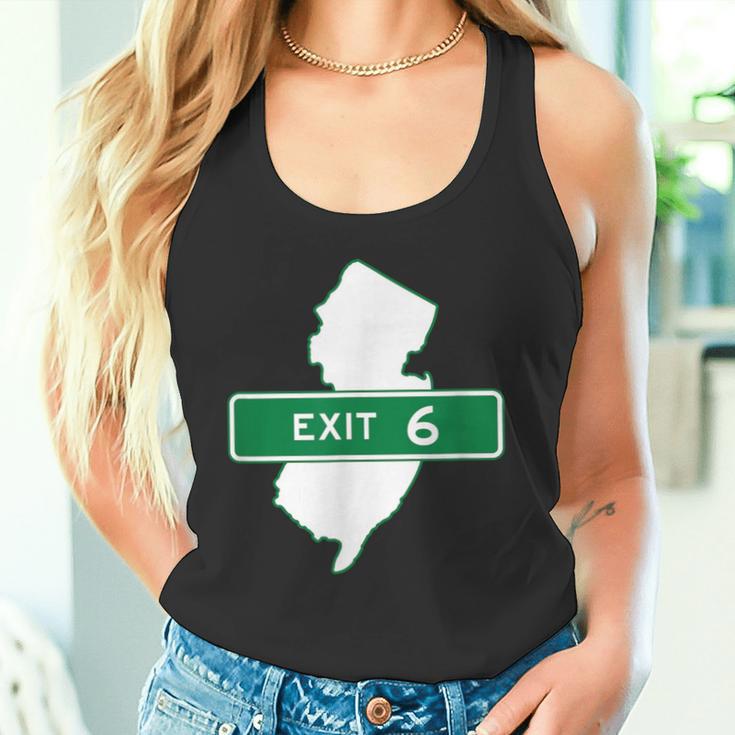 New Jersey NJ GSP Garden State Parkway Exit Sign 6 Tank Top - Monsterry