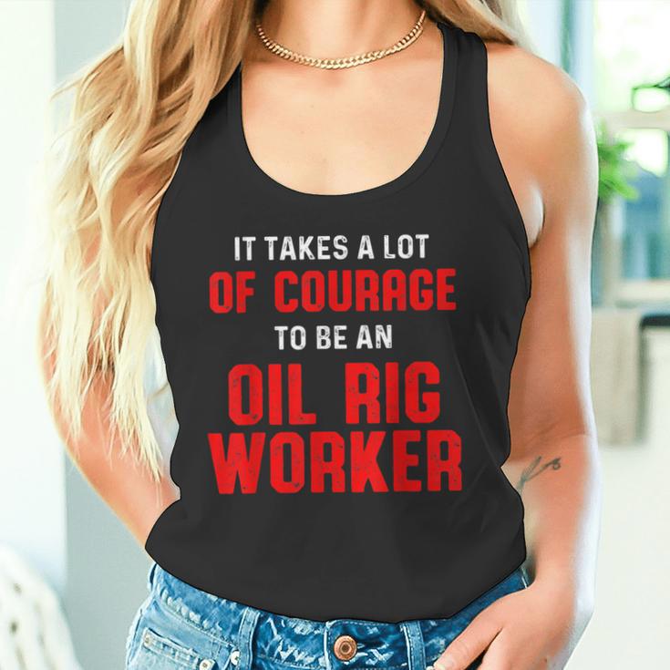 Oil Rig Worker Price USA American Gas Oilfield Tank Top - Monsterry