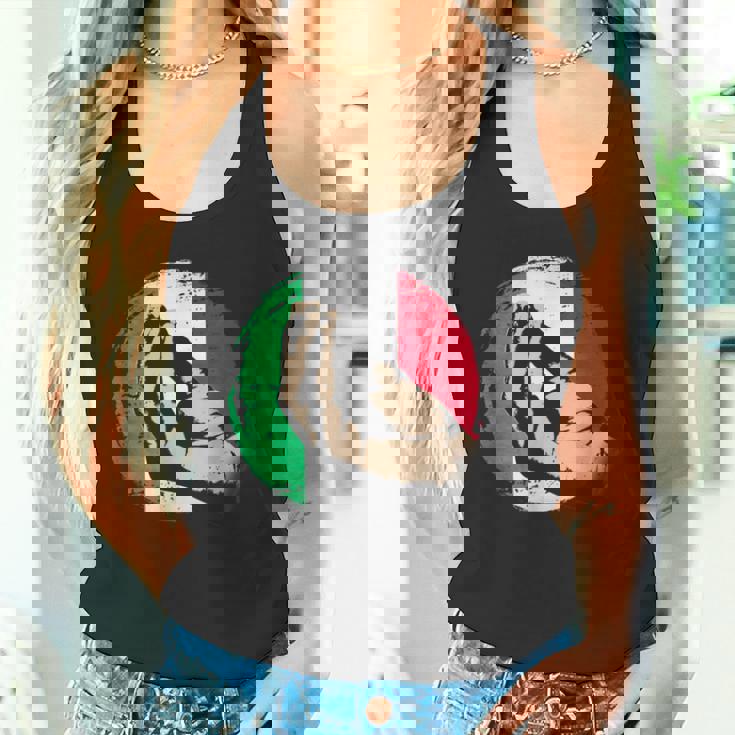 Pinched Finger Humor Italy Flag Italian Hand Gesture Tank Top - Monsterry