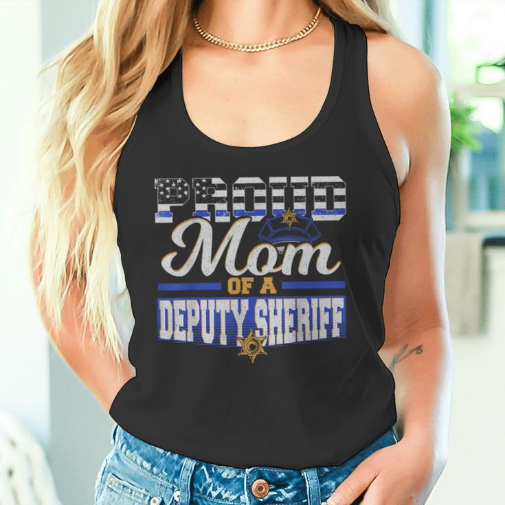 Proud Mom Of a Deputy Sheriff Mother Police Officer Tank Top - Monsterry AU