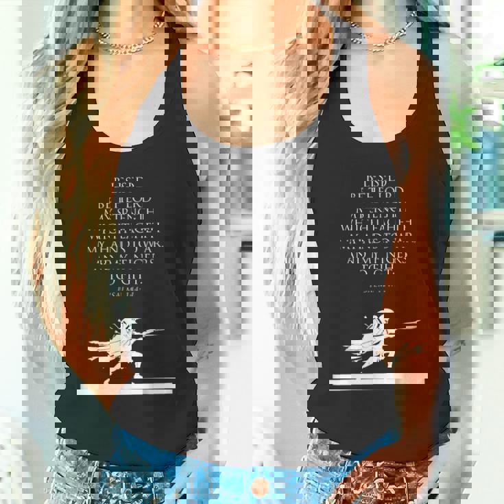 Proverbs Bible Study Psalm 144 1 Tank Top - Monsterry