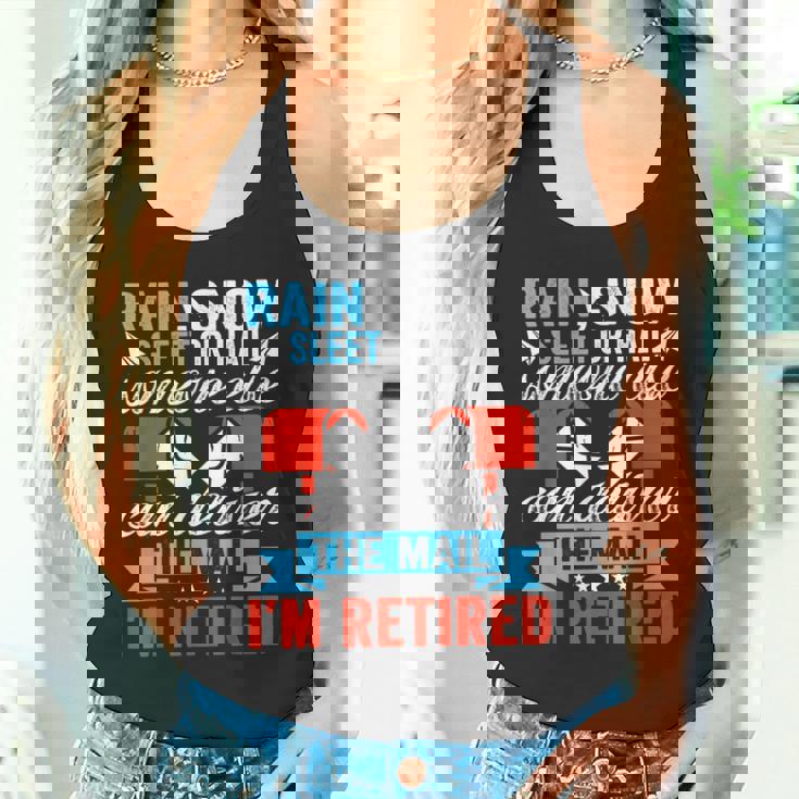 Retirement 2025 Retired Postal Worker Mailman Post Office Tank Top ...