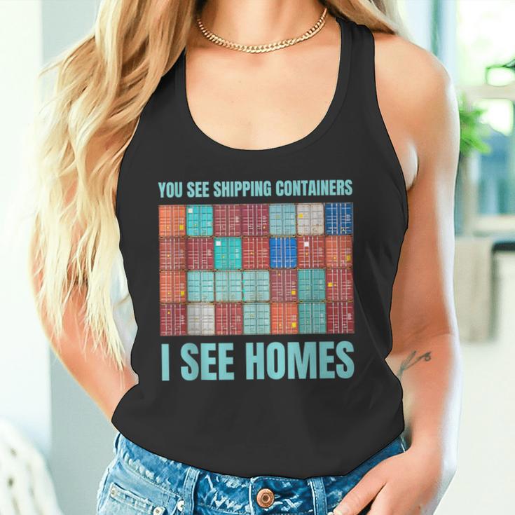 Shipping Container Homes Tank Top Tank Top - Monsterry