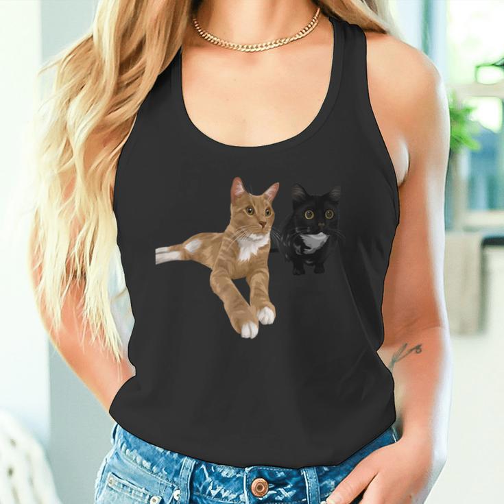 Tan Tabby And Tortoise Calico Cat Tank Top - Monsterry AU
