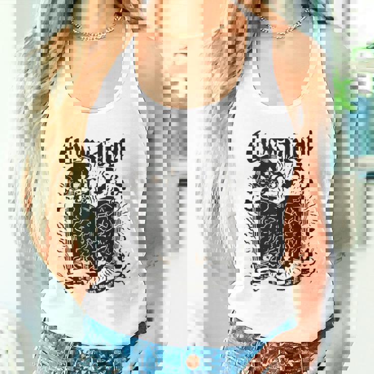 Evocation Retro Dark Magic Witch Warlock Wizard Wicca Tank Top Tank Top ...