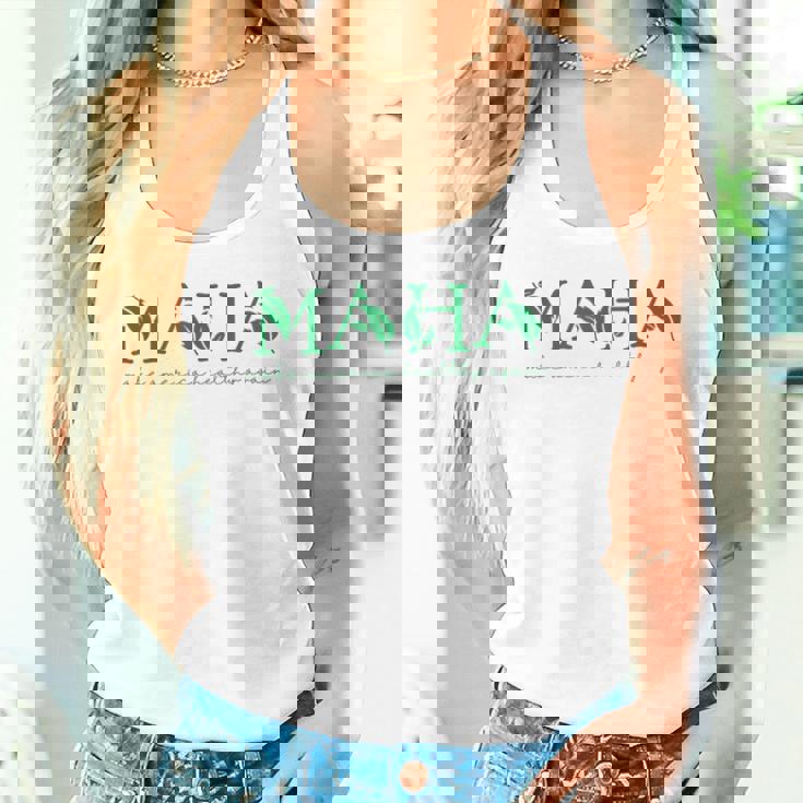 MAHA Healthy Eating Fitness RFK Jr Vegan Vegetarian Organic Tank Top ...