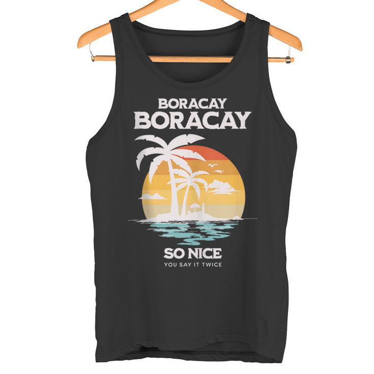 Boracay Philippines Island Vacation Beach Visayas Filipino Tank Top ...