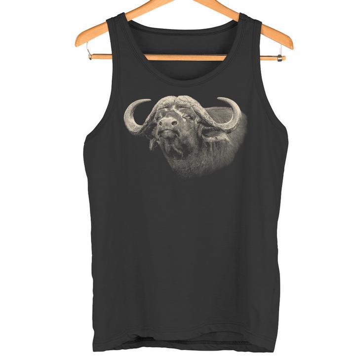 Cape Buffalo African Safari Tank Top - Monsterry