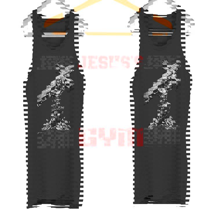 Christian Workout Tee Jesus's Gym Bodybuilder Motivation Tank Top ...