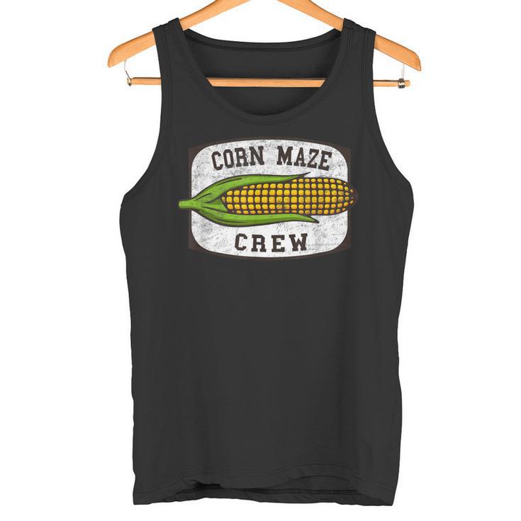 Corn Maze Crew Corn Cob Artwork Tank Top - Monsterry