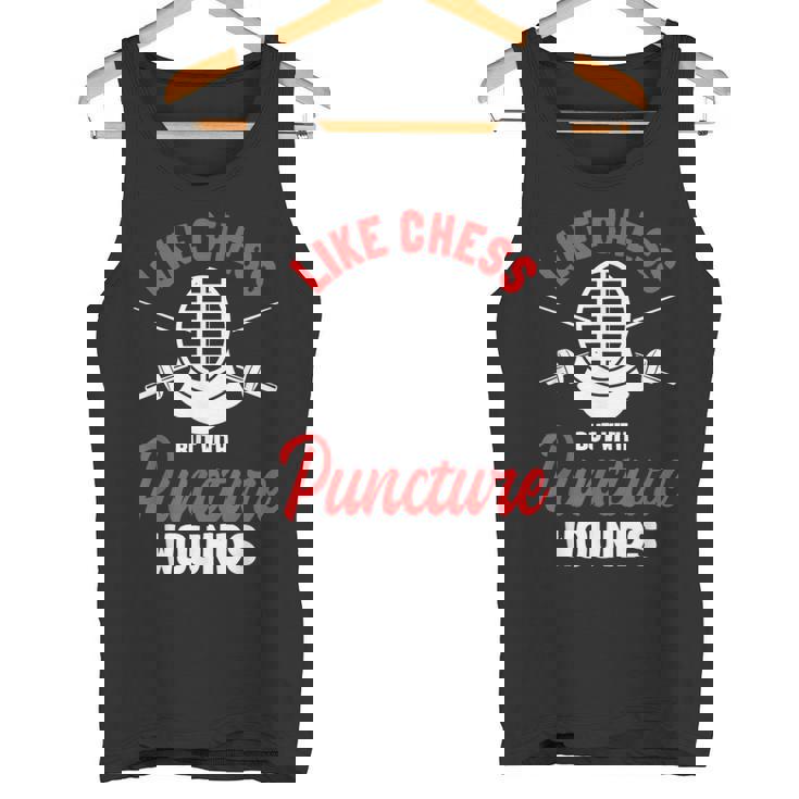 Fencing Combat Sport Foil Epee Fence Sabre Sword Fencer Tank Top ...