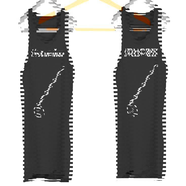 Garden Pun Hoe-Down Sad Look Face Tank Top - Monsterry AU