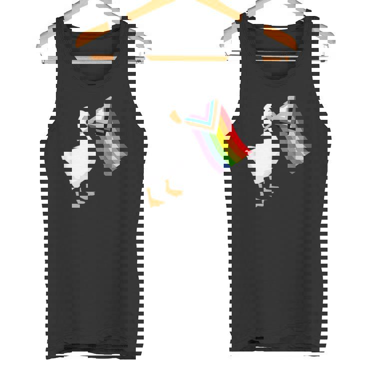 Goose New Inclusive Rainbow Pride Flag LGBTQIA Gay Pride Tank Top ...