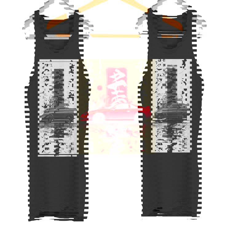 JDM Drift Car Scene 300ZX Tuning Import Tank Top - Monsterry