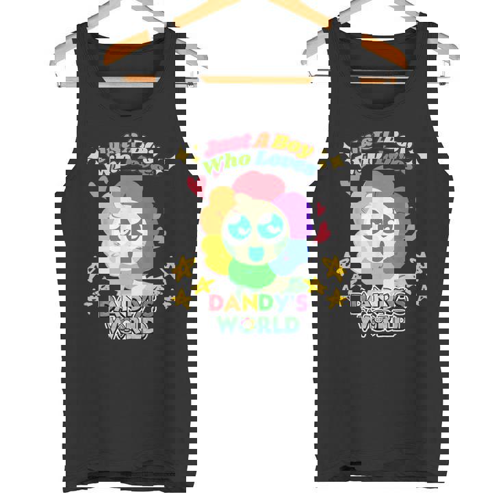 Just A Boy Who Loves Dandy World Birthday Costume Dandy's Tank Top - Monsterry