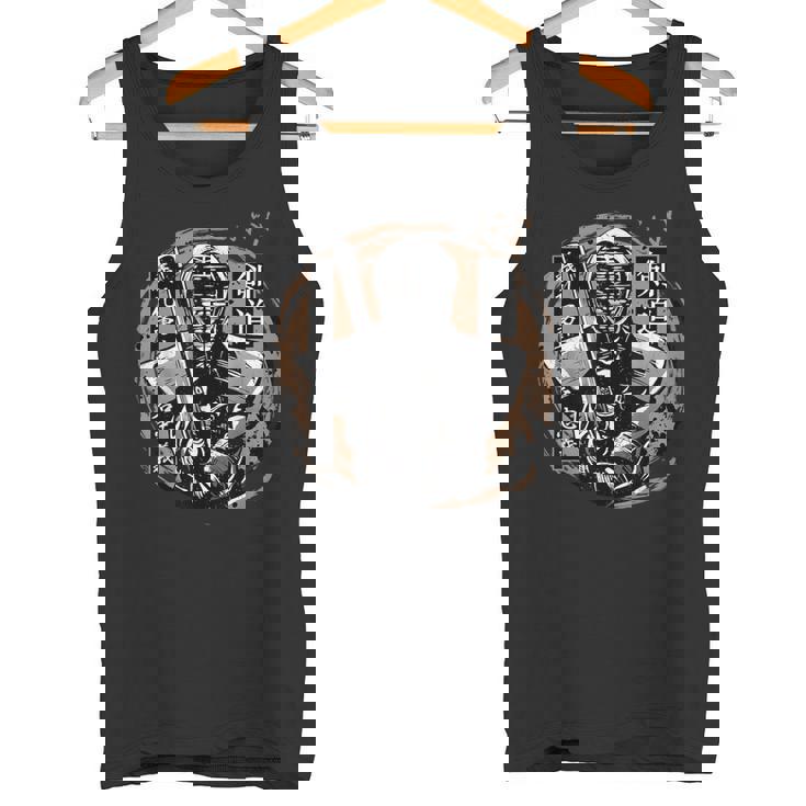 Kendo Armor Bogu Shinai Japanese Samurai Martial Arts Tank Top - Monsterry