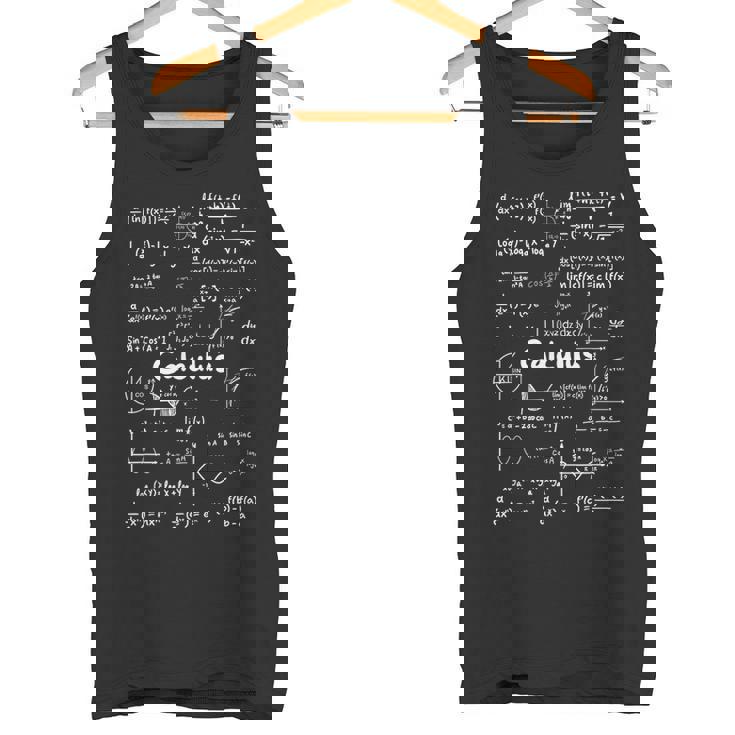 Mastering Essential Calculus Formulas Math Genius Teacher Tank Top ...